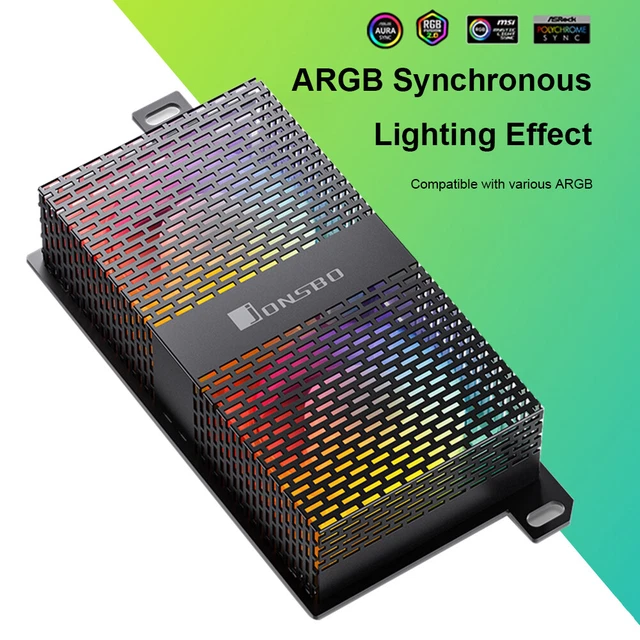 RAM COOLER 4PIN PWM/5V 3Pin ARGB RAM Cooling Fan RAM Memory Cooler for DDR4 DDR5 EUR 24,40 ...