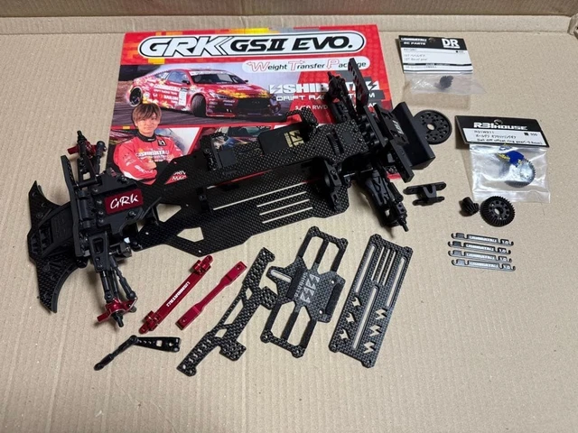SHIBATA GRK GS2 EVO WTP RC Car Competition Chassis Conversion Ball Diff ...