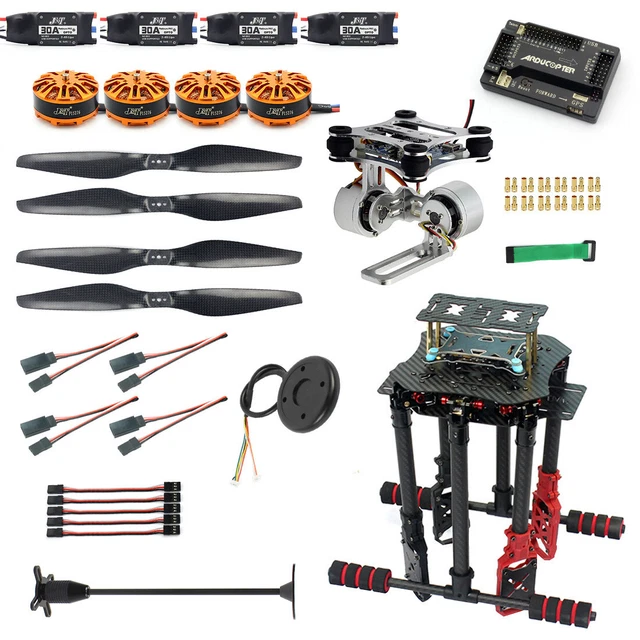 JMT DIY GPS Drone X4 460mm RC Quadcopter Unassemble KIT APM2.8 FPV ...