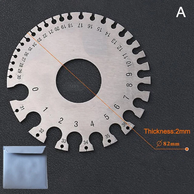 WIRE GAUGE WELD Diameter Gauge Welding Inspection Gauges American Stand ...