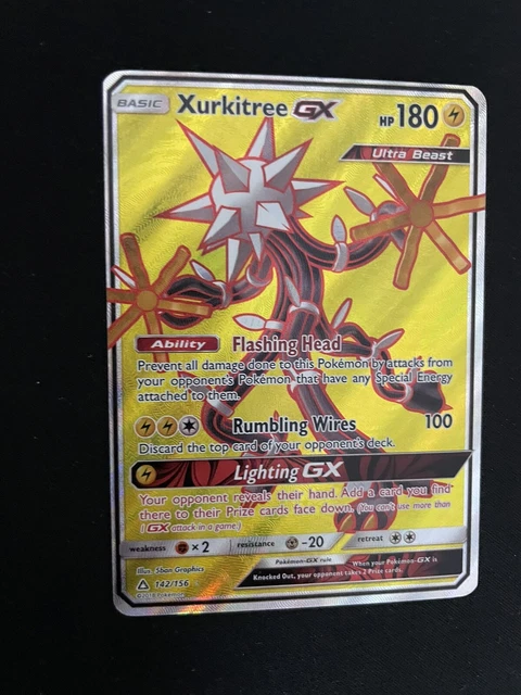 CARTA POKEMON CARD Xurkitree GX FULL ART ULTRA RARA 142/156 🇬🇧 EUR 21 ...