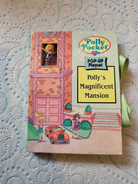 POLLY POCKET POP-UP Book Playset Polly Magnificent Mansion 1996 With ...