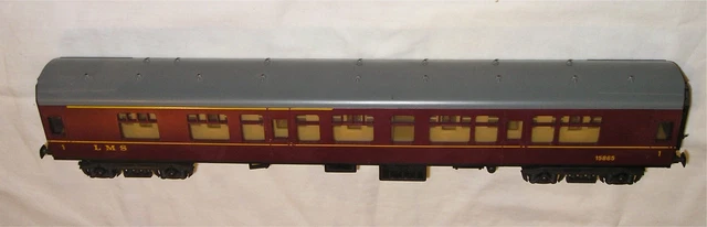 LIMA COACH, LMS first class E15865, good, Lima couplings removed, no ...