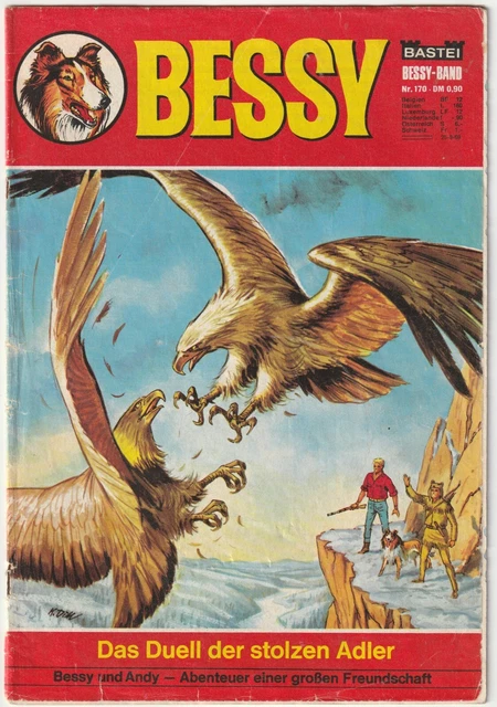 BESSY #170 Das Duell der stolzen Adler, Bastei Verlag 1969 COMICHEFT Z3 ...