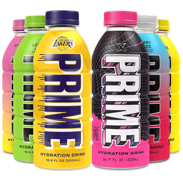 🍋PRIME HYDRATION 500ML | All Flavours 🍇 | Logan Paul & KSI 📦 $3.99 ...