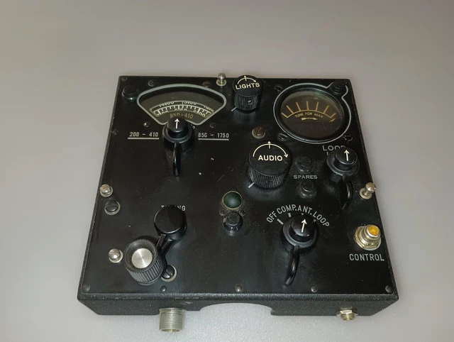 WW2 SIGNAL CORPS US Army Aircraft BC-434-F Control Box For SCR-269 ...