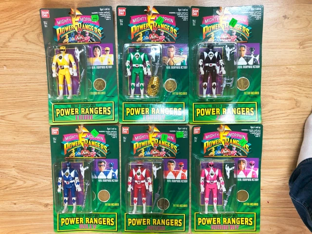 POWER RANGERS MIGHTY Morphin - Auto Morphin Figures 1994 - brand new ...