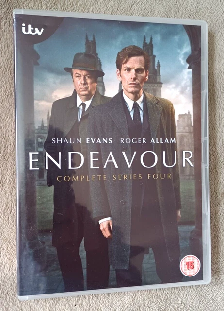 ENDEAVOUR COMPLETE SERIES 4 Four. Shaun Evans Morse region 2 uk DVD ...