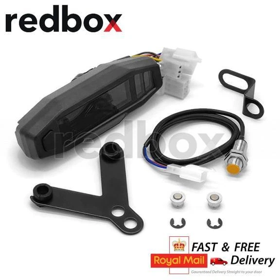 ENDURO MOTORCYCLE COMPLETE Digital Speedometer Kit - MPH & KMH With ...
