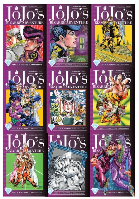 JOJOS BIZARRE ADVENTURE Part 4 Diamond Is Unbreakable Vol 1-9 ...