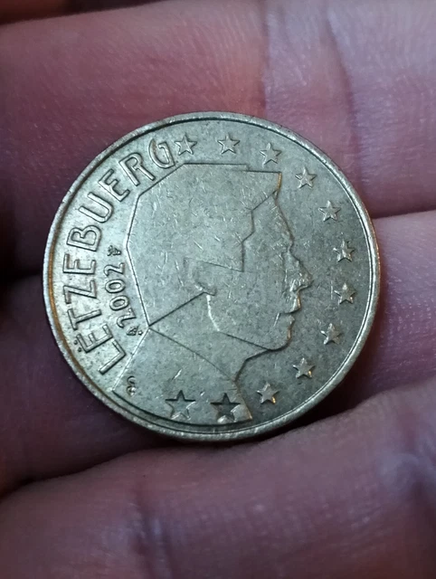 PIECE 50 CENT euro LUXEMBOURG LËTZEBUERG 2002 EUR 2,00 - PicClick FR