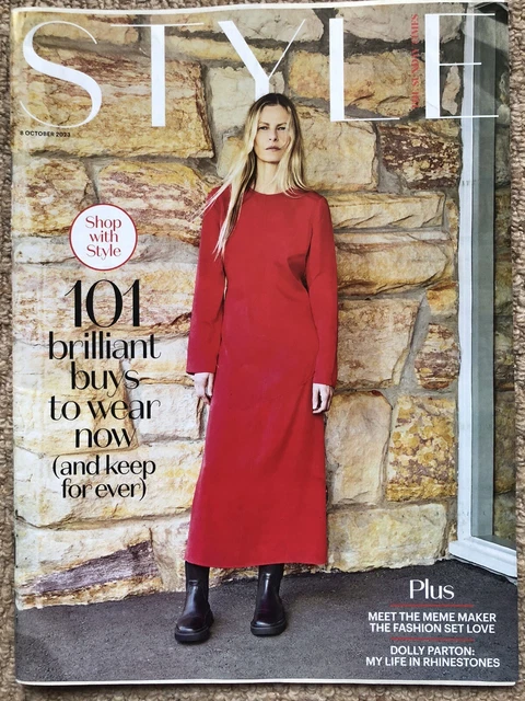 SUNDAY TIMES STYLE MAG EMMA BALFOUR COVER NEW 8th OCT 2023 MISCHA ...
