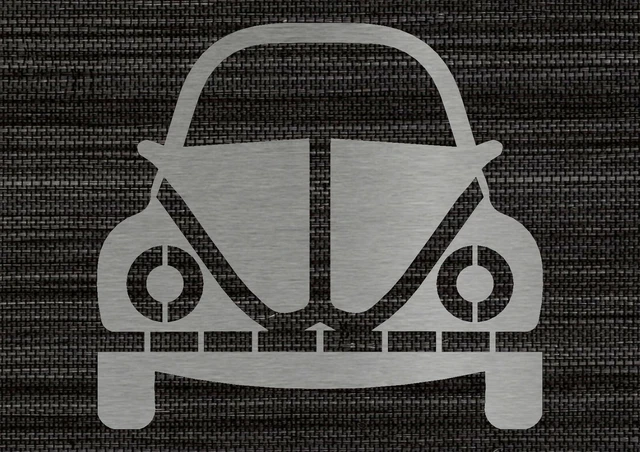 DXF VECTOR CUT CNC PLASMA LASER CUT 3D PRINTING FILE - VW Bug Beetle 1 ...