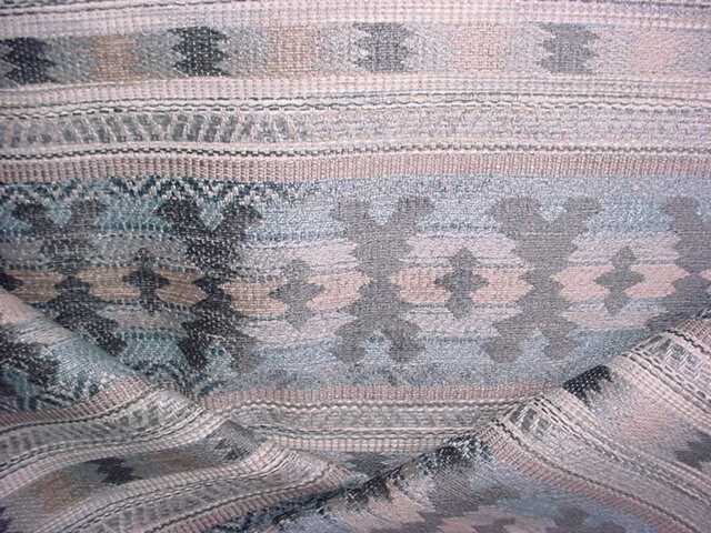 3-1/8Y COLEFAX & Fowler F4725 Dorian Taupe Southwest Chenille ...