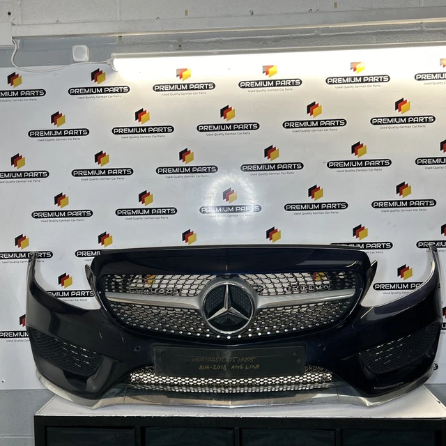 MERCEDES C CLASS W205 Amg Line Complete Front Camera Bumper 2014-2018 ...