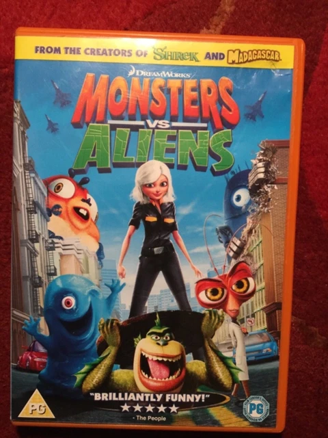 MONSTERS VS ALIENS, Monster Inc. Family Films, Children's Movies, DVD ...