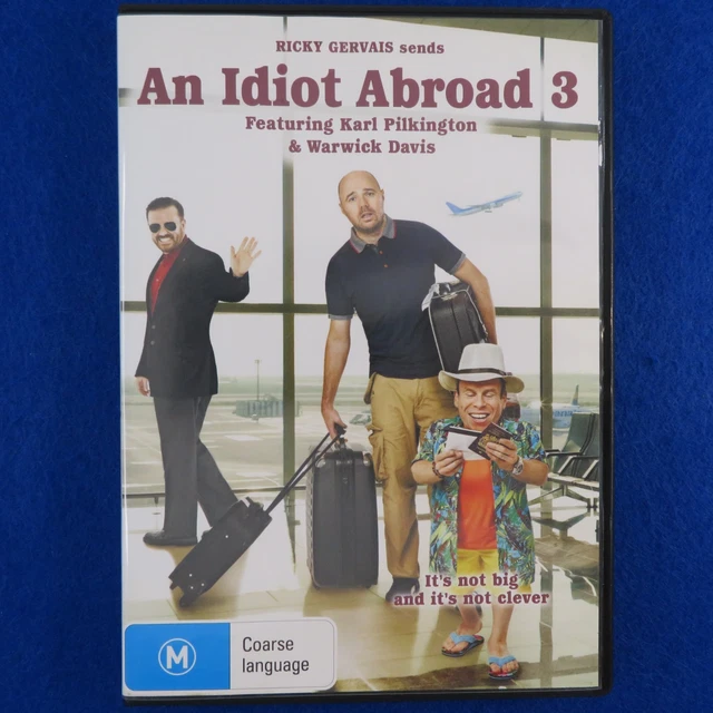 AN IDIOT ABROAD Series 3 - DVD - Region 4 - Fast Postage !! $8.49 ...