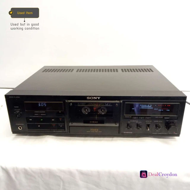 SONY TC-K700ES 3-HEAD Stereo Tapecorder Cassette Player Deck Made In ...