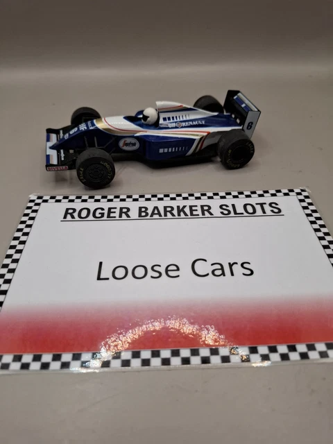 SCALEXTRIC FORMULA ONE F1 Renault Elf Blue #6 Loose 1:32 Scale Slot Car £20.00 - PicClick UK