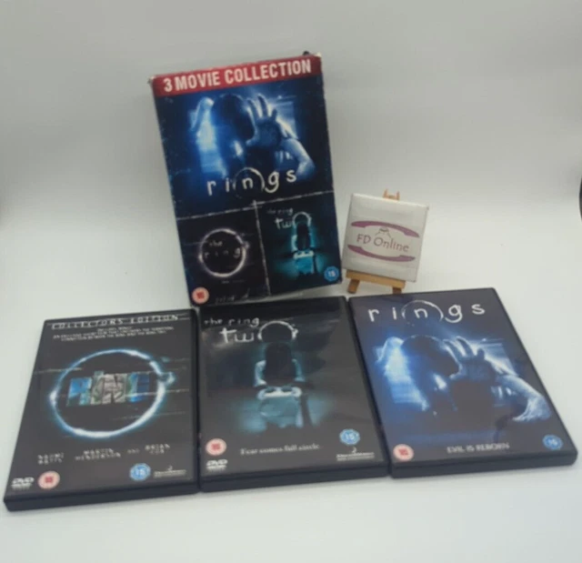 RINGS: 3-MOVIE COLLECTION DVD Box Set Horror The Ring 1, 2, 3 £7.99 - PicClick UK