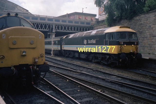 ORIGINAL RAILWAY PHOTOGRAPHIC negative Class 47 47716 at Glasgow Queen ...