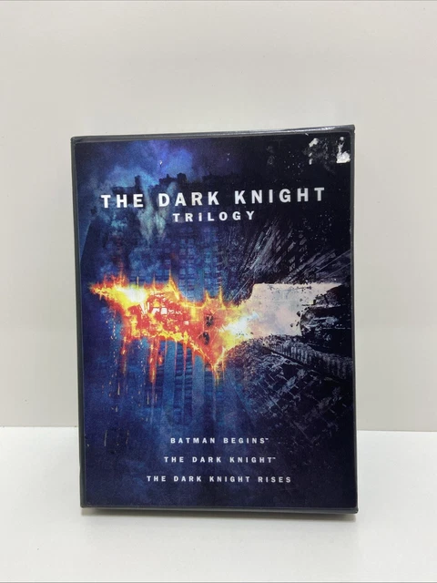THE DARK KNIGHT Trilogy (3-Disc DVD Set, 2012) Batman Begins / Dark ...