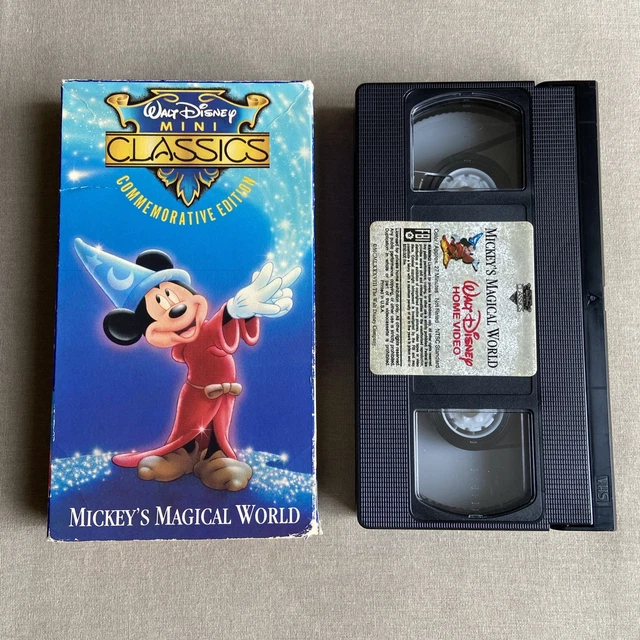 WALT DISNEY MINI Classics: Mickey’s Magical World (VHS 1988) Animated ...