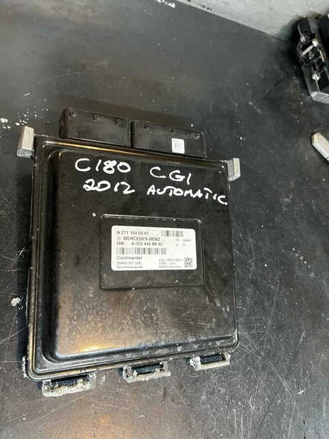 MERCEDES C180 W204 Cgi Engine Control Unit Automatic 2012 A0034468840 £ ...