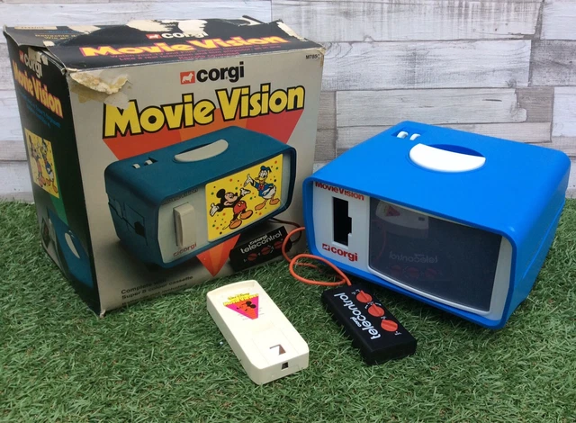 RARE VINTAGE RETRO Corgi Disney Movie Vision Projector Telecontrol ...