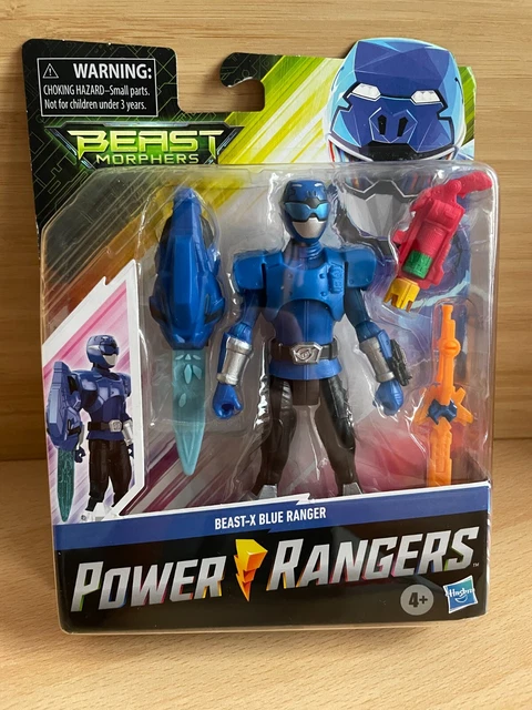 HASBRO POWER RANGERS Beast Morphers Beast-X Blue Ranger Action Figure £ ...