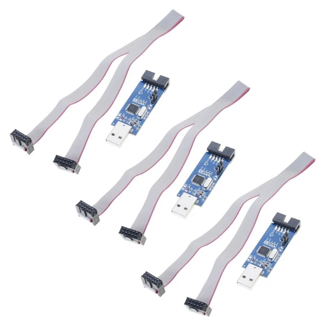 ASPS PROGRAMMER MICROCONTROLLER Upgrades Tool 10Pin To 6Pin Adapters ...