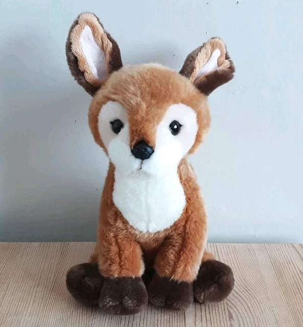 BBC EARTH ADORABLE Soft Plush Fallow Deer Woodland Wild Animal Soft Toy ...