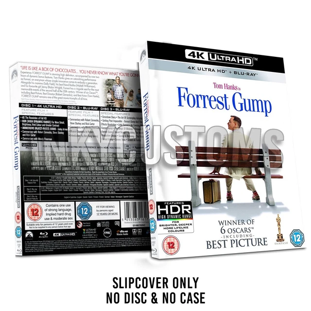 FOREST GUMP 4K Ultra Slipcover Only Custom Handmade (NO DISC) £8.79 ...
