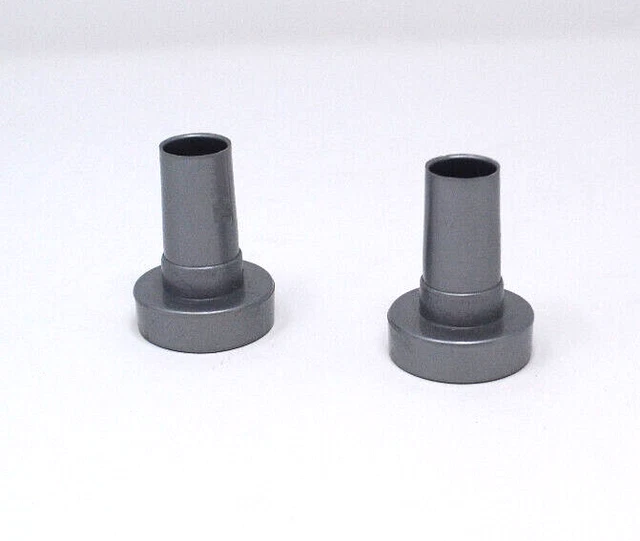 2X RUBBERMAID CONFIGURATION Clothes Rod End Caps silver / gray Closet ...