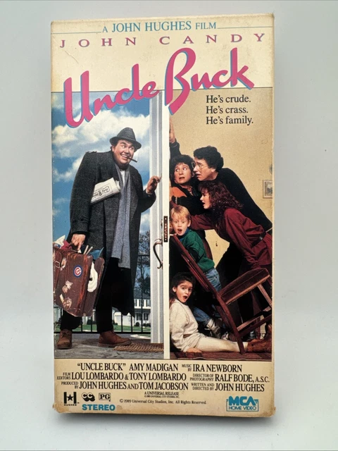 UNCLE BUCK VHS 1989 John Candy Macaulay Culkin Comedy Cult Classic RARE ...