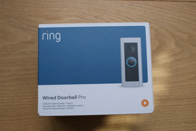 RING PRO 2 Video Doorbell (Wired) And External Spotlight Camera ...