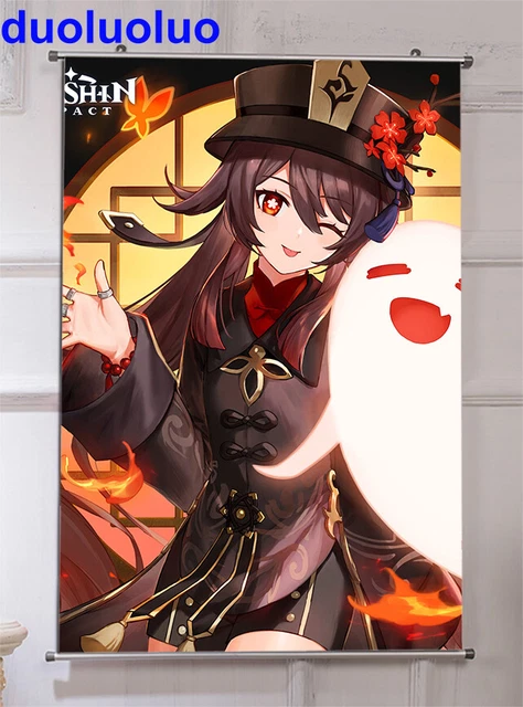 AFFICHE ANIME GENSHIN Impact 60*90cm Hu Tao Art Image Impression ...