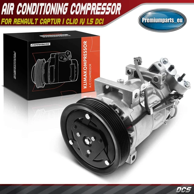 A/C AIR CONDITIONING Compressor for Renault Captur I Clio IV 1.5 dCi ...