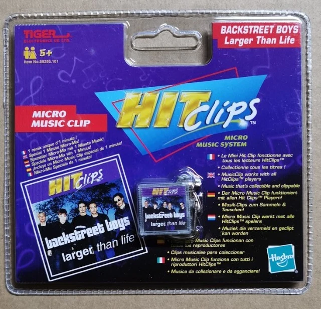 MICRO HIT CLIPS : BACKSTREET BOYS LARGER THAN LIFE - Hasbro Tiger 2002 ...