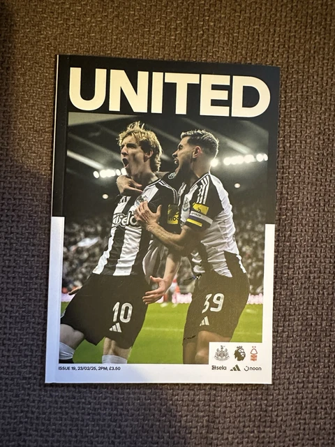 NEWCASTLE UNITED V Nottingham Forest 2024/25 Premier League Match Day ...