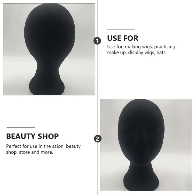 ARTIFICIAL FEMALE HEAD Mold Bald Head Model Wig Making Display Head $29 ...