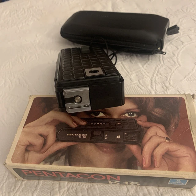 DDR KAMERA PENTACON K16 mit Original Schachtel und Etui EUR 20,00 - PicClick DE