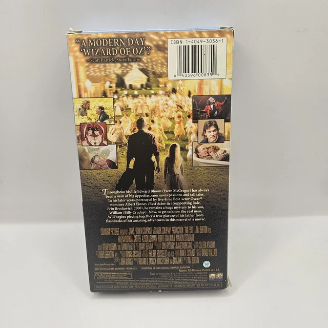 BIG FISH MOVIE 2004 Vhs Ewan McGregor £2.19 - PicClick UK