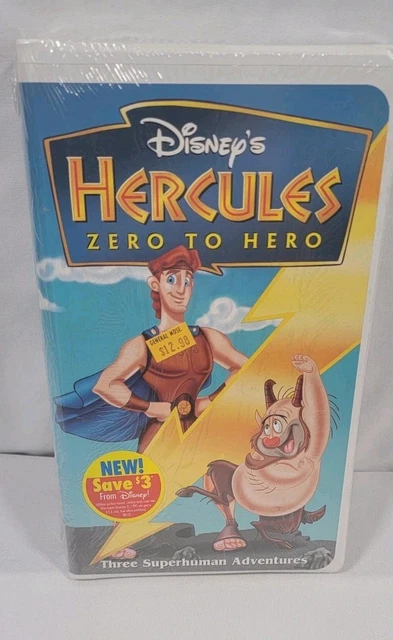 HERCULES ZERO TO Hero VHS 1999 Clam Shell NEW Sealed + Bonus Original ...