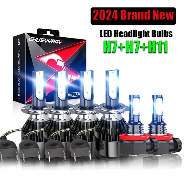 FOR MERCEDES-BENZ SPRINTER 2500 3500 LED Headlight Bulbs + Fog Lamp ...