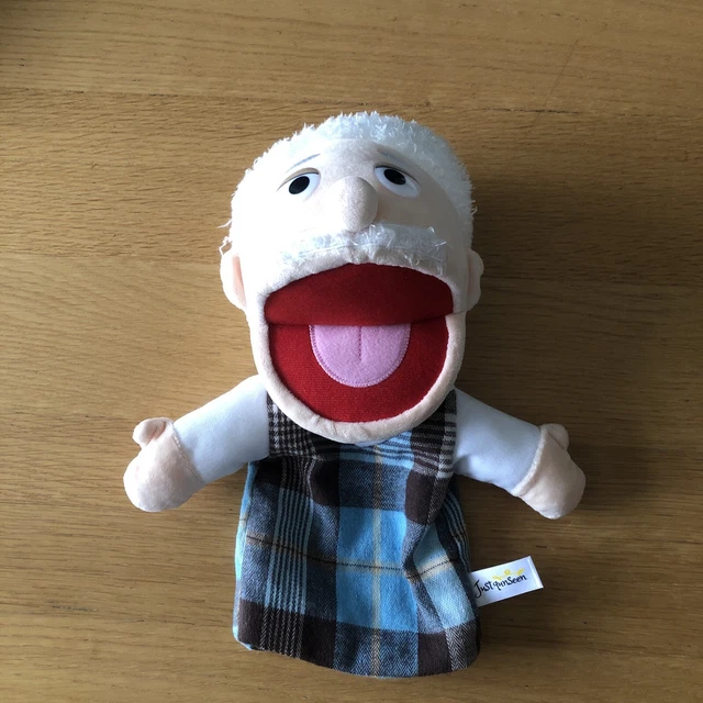 CHARACTER HAND PUPPET Puppets for Kids Company Old Man Grandpa £5.92 ...