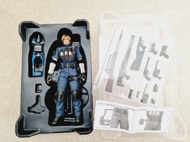 HOT TOYS MODELLINO Resident Evil 4 Leon Kennedy versione RPD scala 1/6 ...