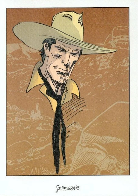 BERNET TEX WILLER Le Cow boy , Ex-Libris BD inédit Non signé ...
