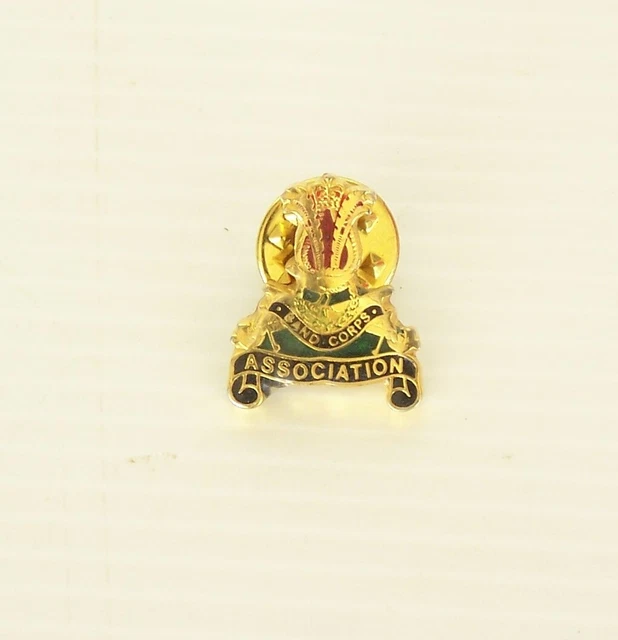VINTAGE AUSTRALIAN ARMY Band Corps Association Lapel Badge Hat Tie Pin ...
