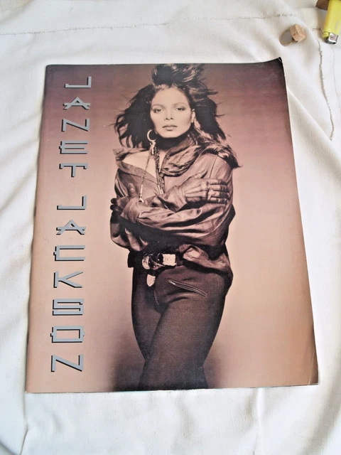 RARE JANET JACKSON Rhythm Nation Wolrld Tour 1990 Photo Magazine ...